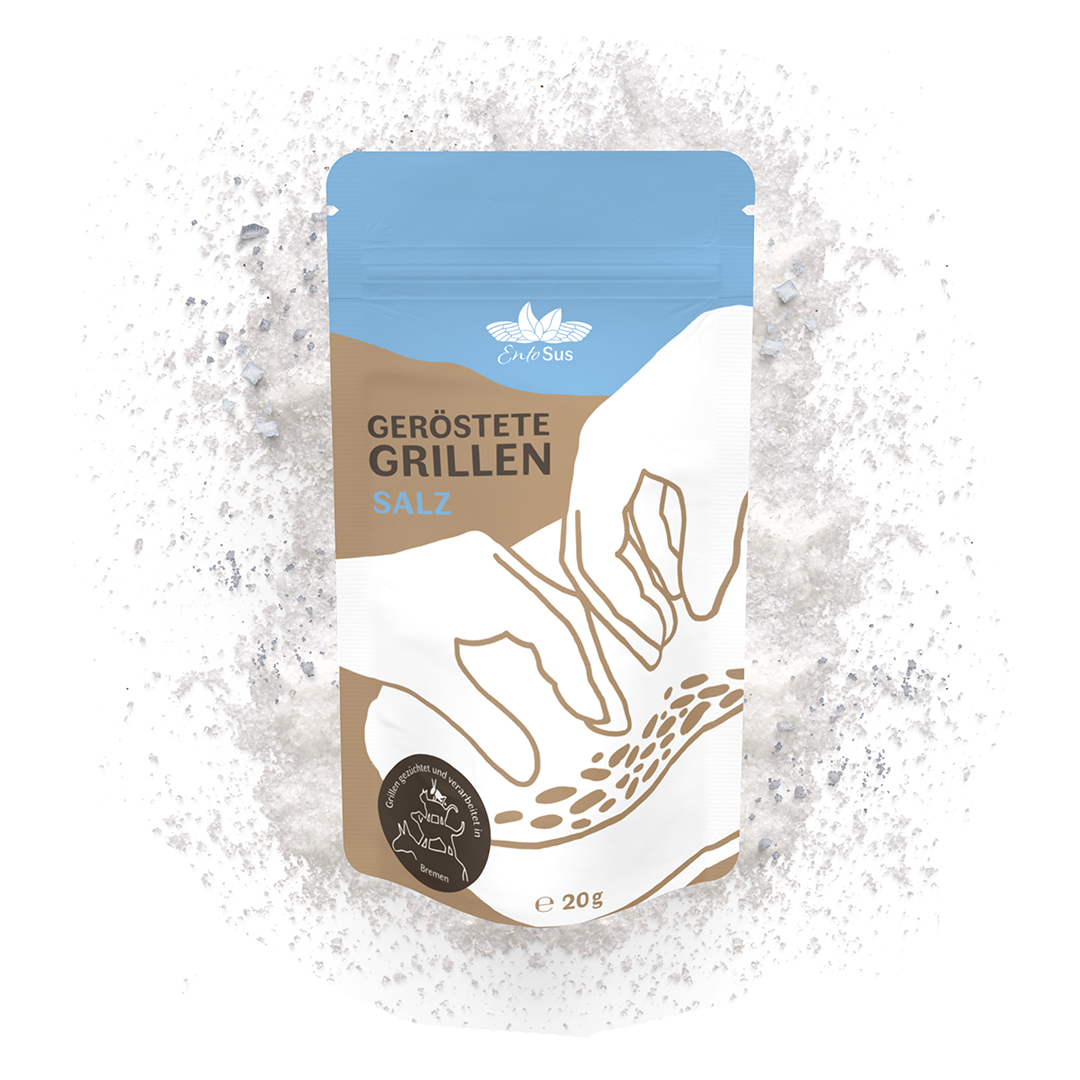 EntoSus | Crunchy roasted crickets "Salt" | Edible insects - EntoSus